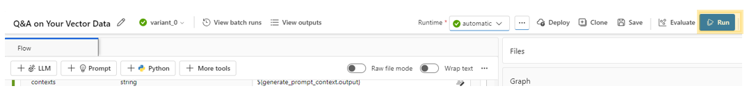 Azure Prompt Flow with Vector Search – Stochastic Coder